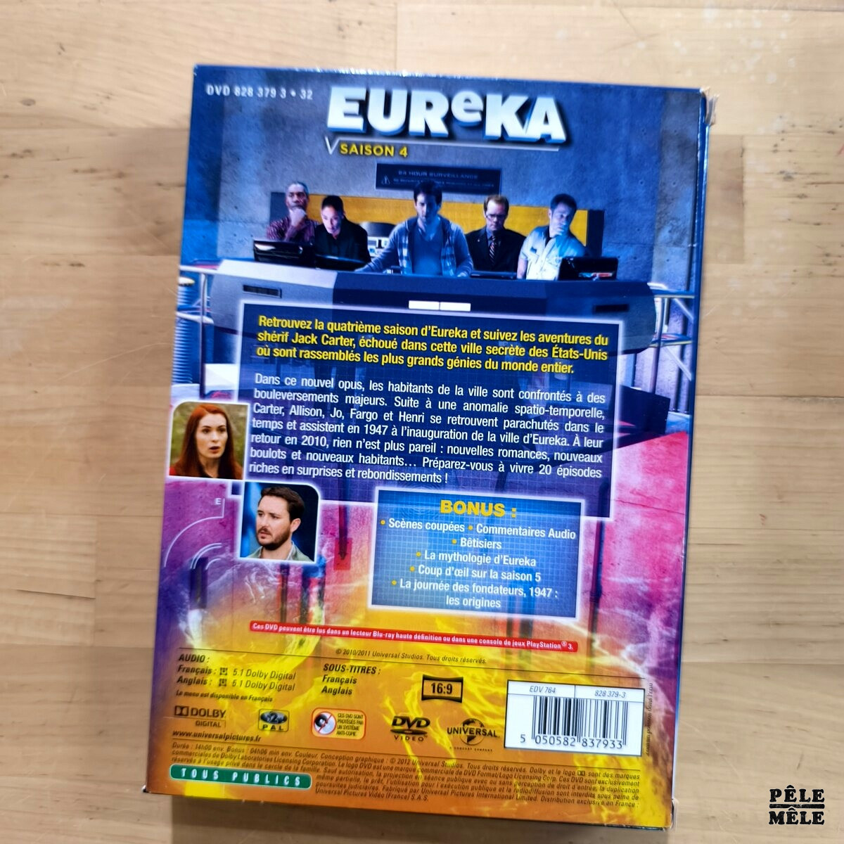 Coffret "Eureka Saison 4" (UNIVERSAL) / 6 dvds - Pêle-Mêle Online
