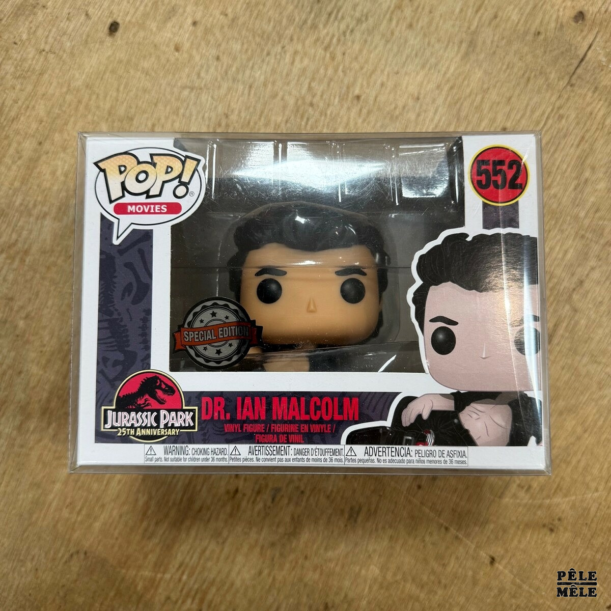 Figurine Pop ! “Dr. Ian Malcolm” (JURASSIC PARK) n°552 - Pêle-Mêle Online