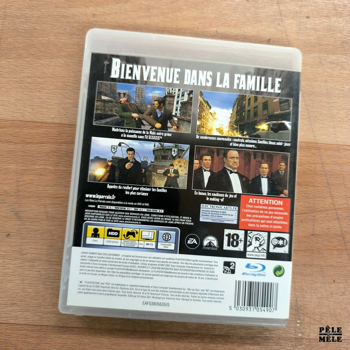 "Le Parrain - Édition du Don" (PLAYSTATION 3) - Pêle-Mêle Online