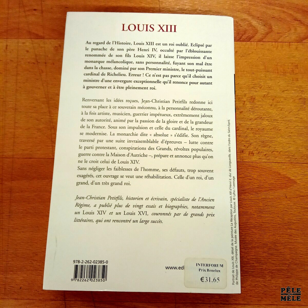 Louis XIII - Jean-Christian Petitfils (Perrin) - Pêle-Mêle Online