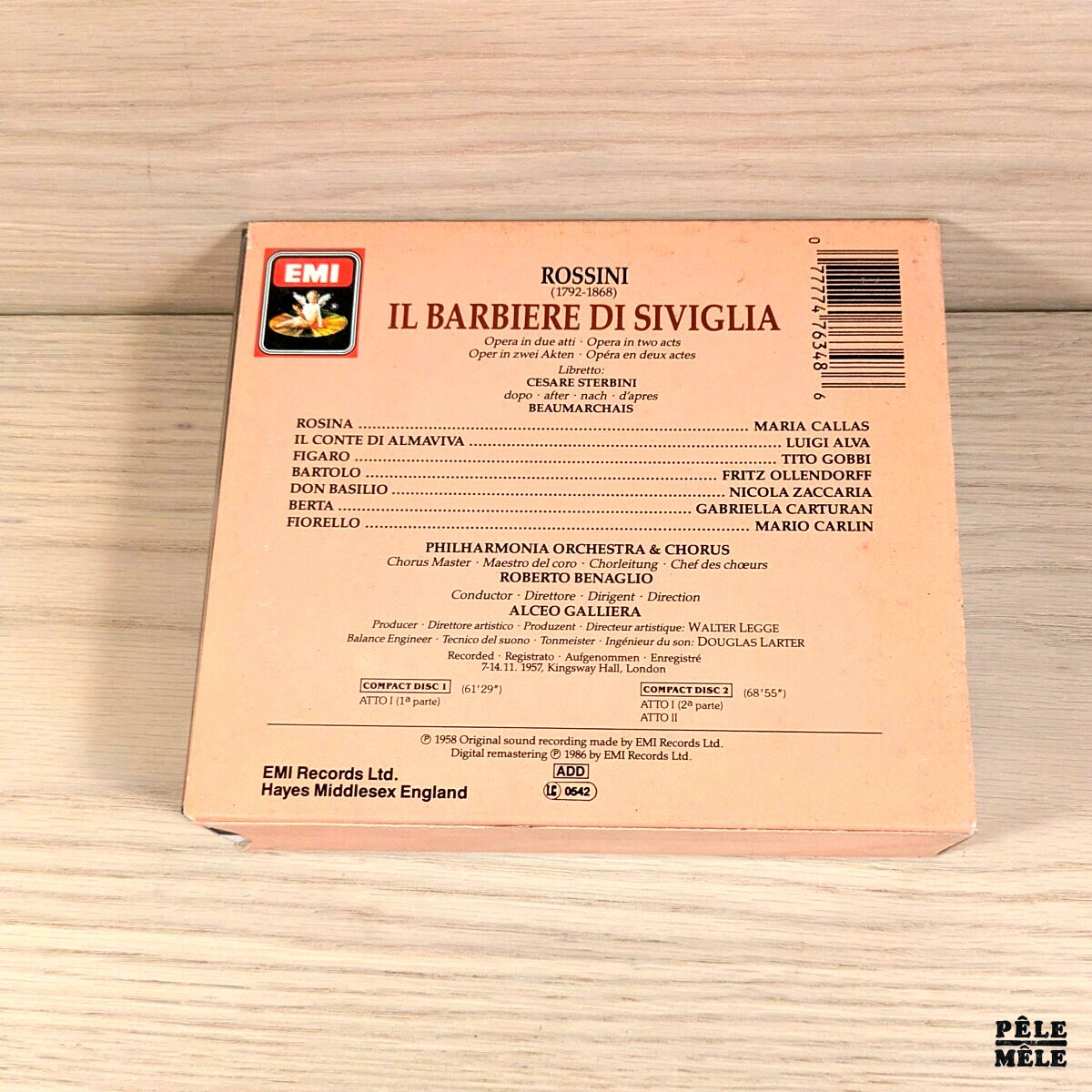 Rossini, Maria Callas, Luigi Alva, Tito Gobbi, Philharmonia Chorus ...