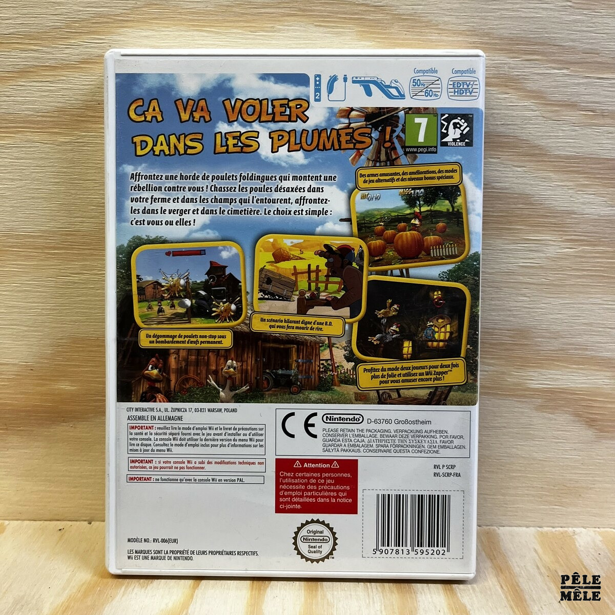 NINTENDO Wii "Chicken Riot" - Pêle-Mêle Online