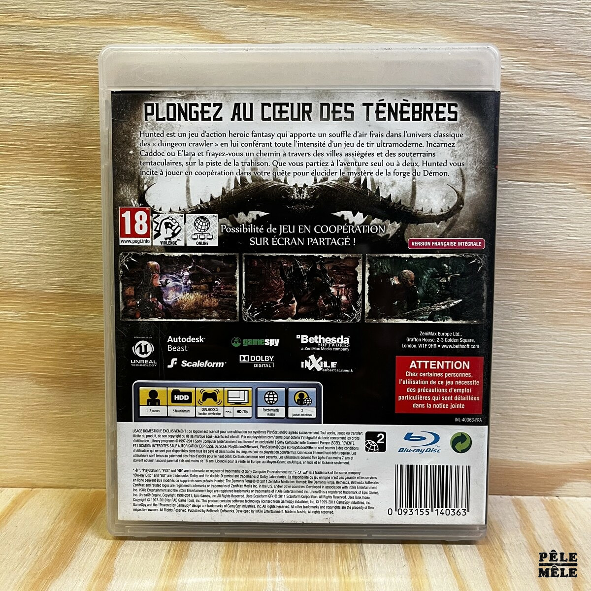 "Hunted : the Demon's Forge" (PLAYSTATION 3) - Pêle-Mêle Online