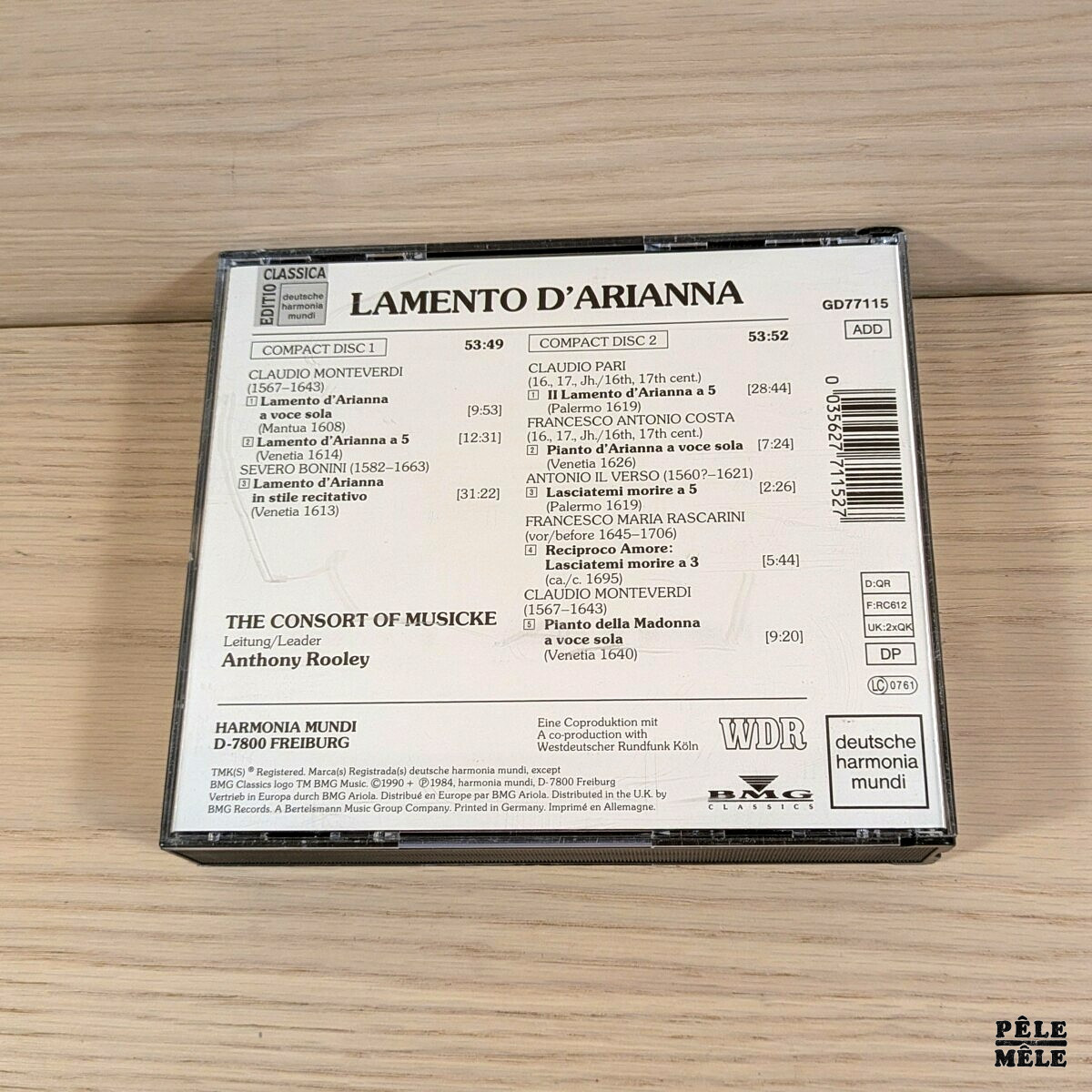 Monteverdi, Severo Bonini, The Consort Of Musicke, Claudio Pari ...