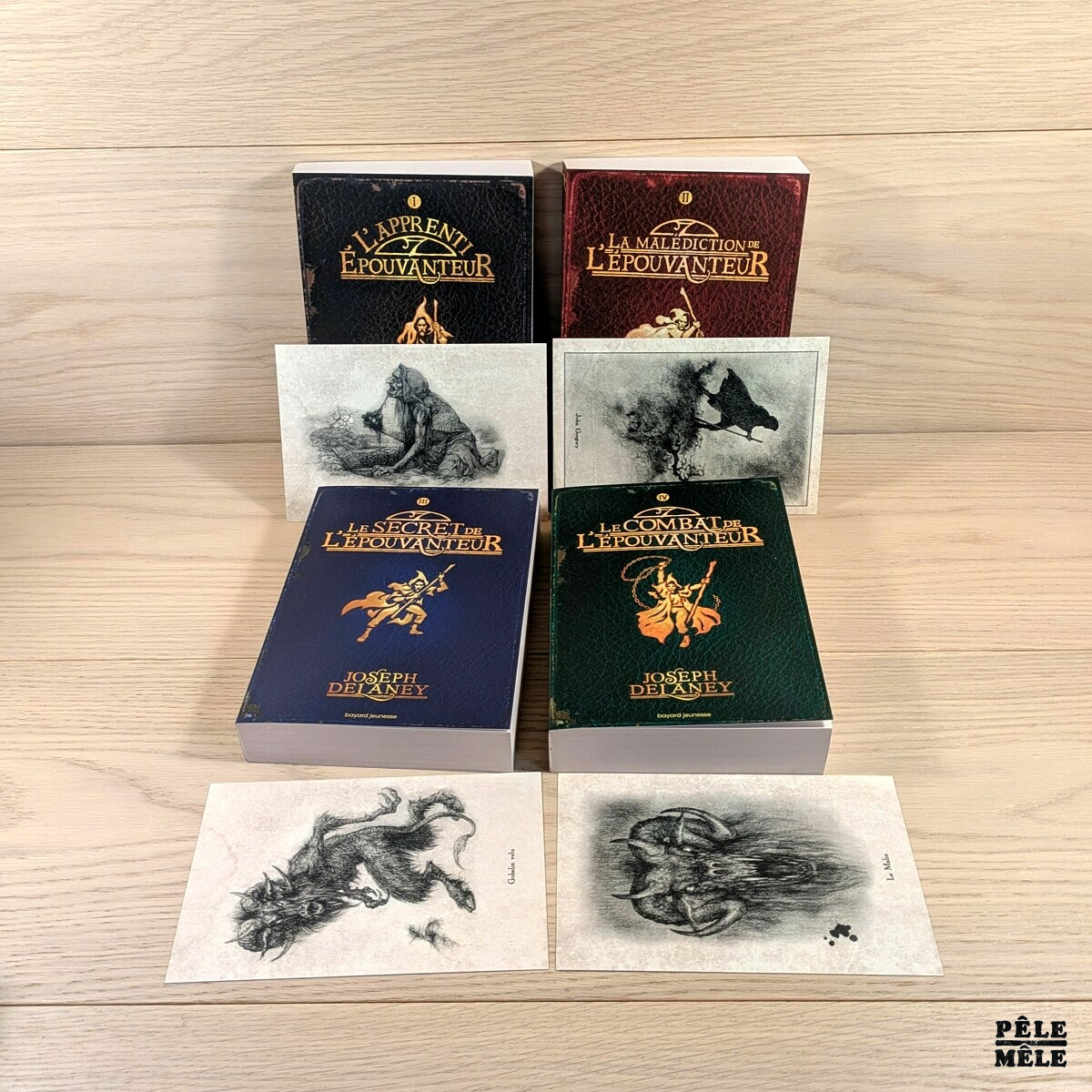 L'épouvanteur : coffret Tomes 1 à 4 - Joseph Delaney + cartes postales ...