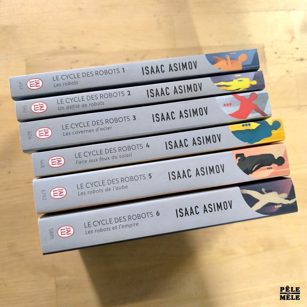 Pack Isaac Asimov "Le Cycle des Robots, Tomes 1 à 6" (J'AI LU) / 6 livres - Pêle-Mêle Online