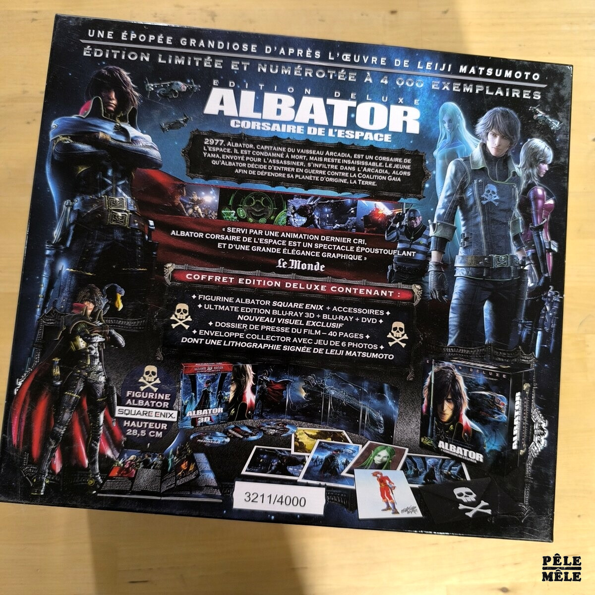 Coffret "Albator, Corsaire de l'Espace" Édition Deluxe - Figurine ...