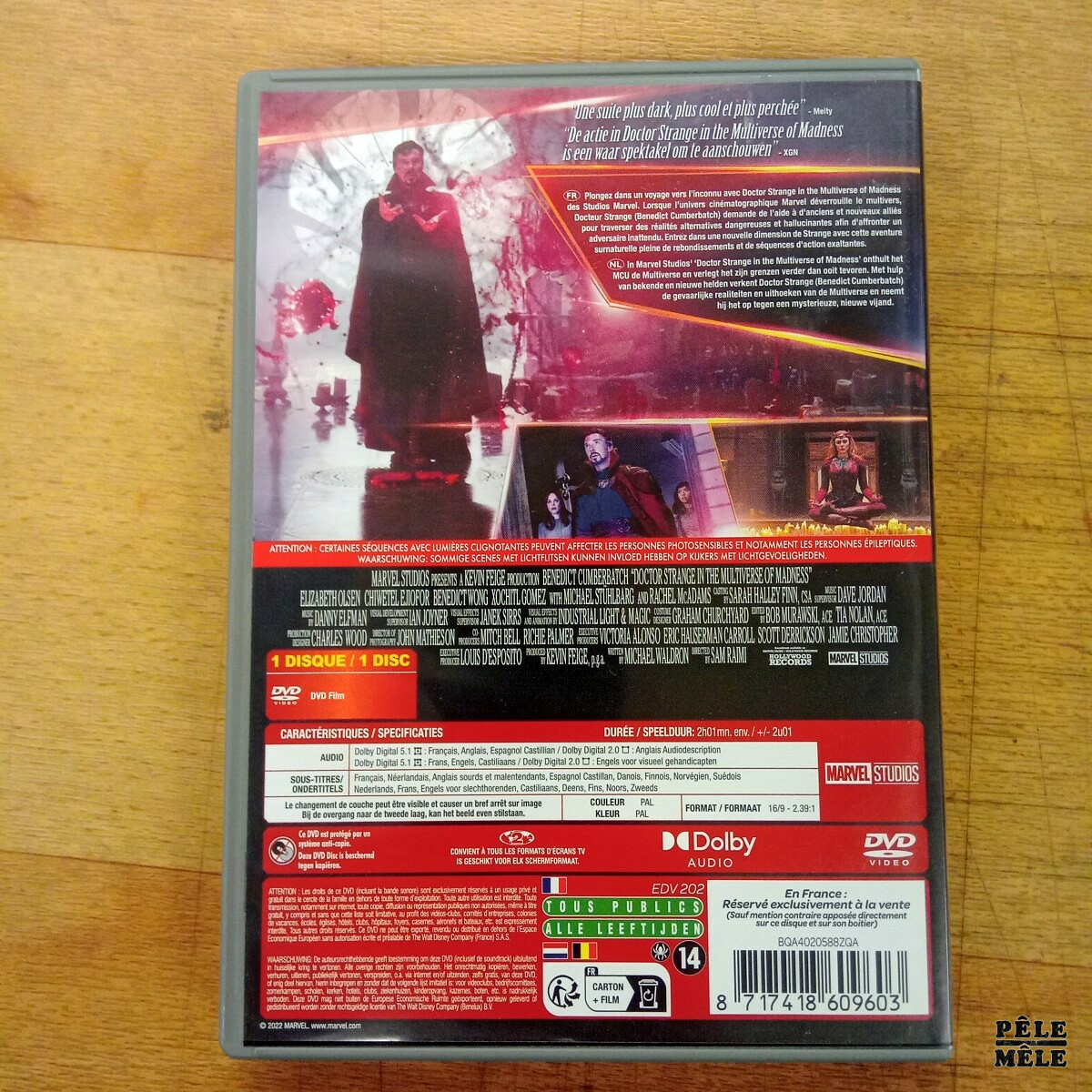 Pack 2 dvds "Doctor Strange" & "Multiverse of madness" - Scott ...