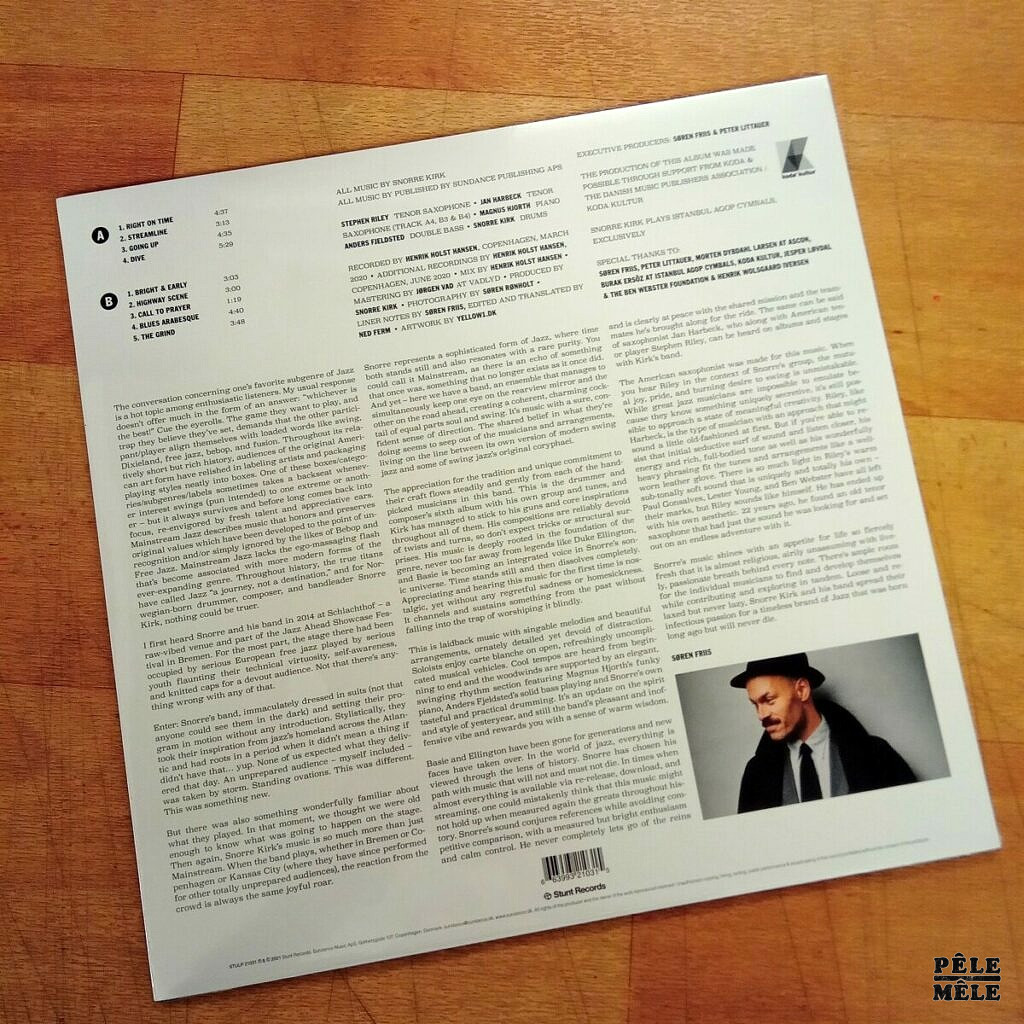 Snorre Kirk Quartet with Stephen Riley "Going Up" (STUNT RECORDS, 2021 ...