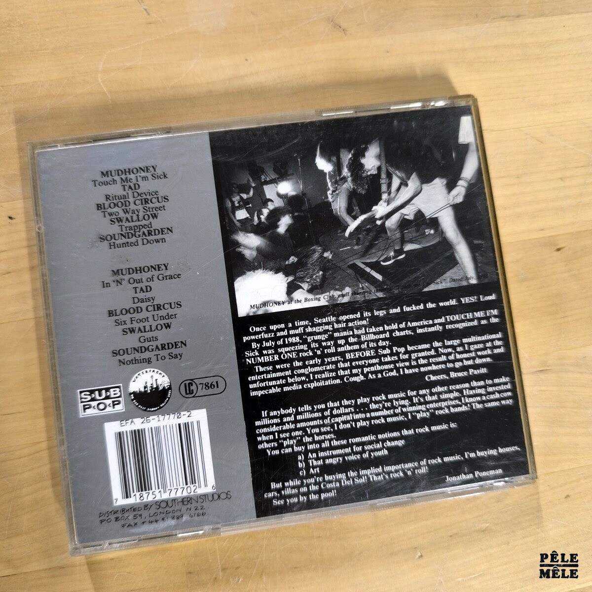 Compilation "Fuck Me I'm Rich" (SUB POP, 1990) - Pêle-Mêle Online