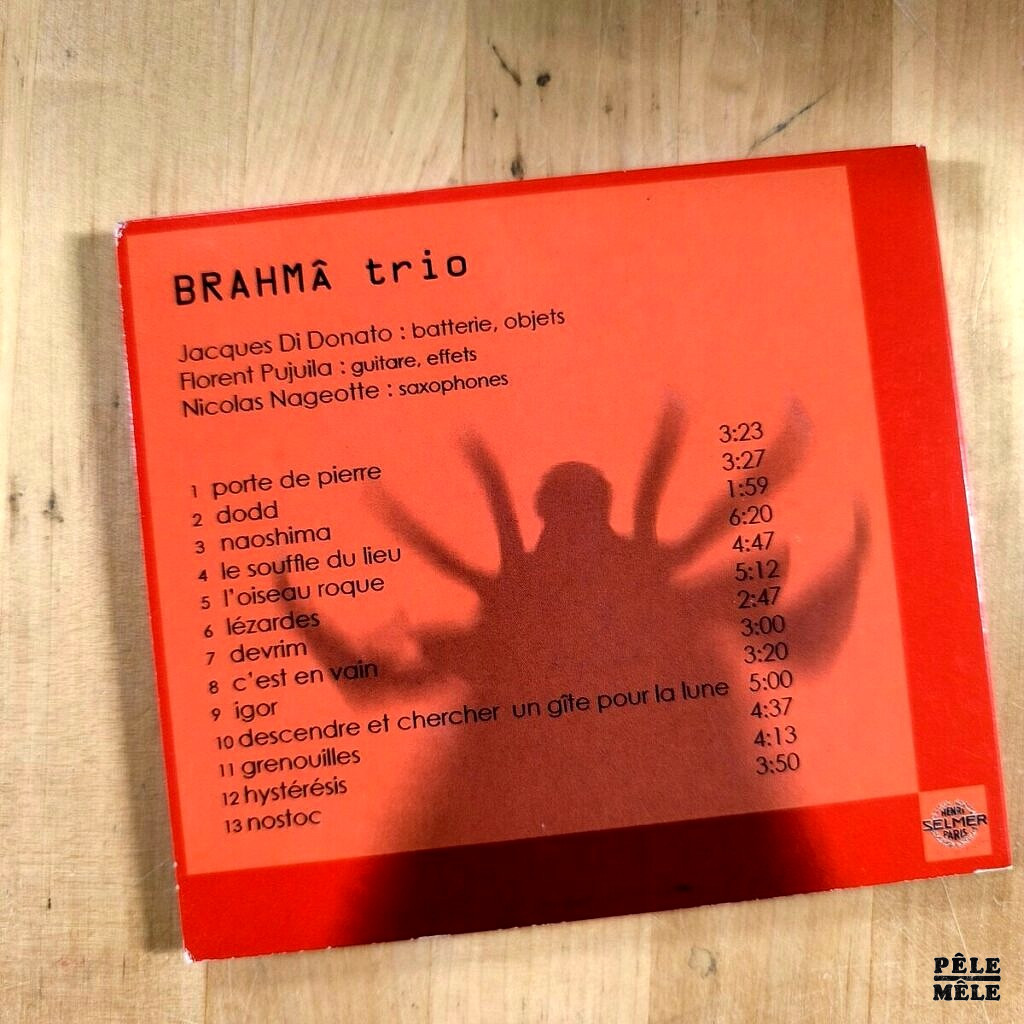 Jacques Di Donato / Florent Pujuila / Nicolas Nageotte "Brahmâ Trio ...